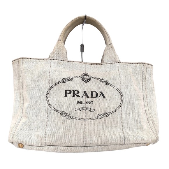 Prada | Bags | Prada Canapa Tote | Poshmark